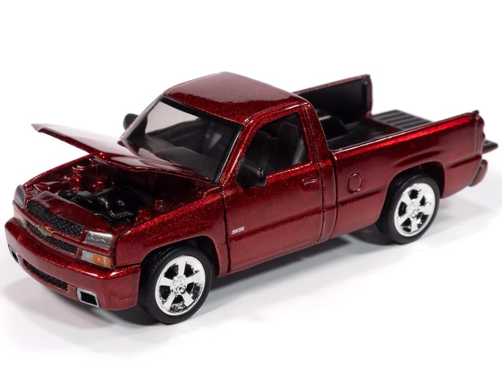 2005 Chevy Silverado SS Custom Pickup Truck in Candy Apple Red Metallic ...