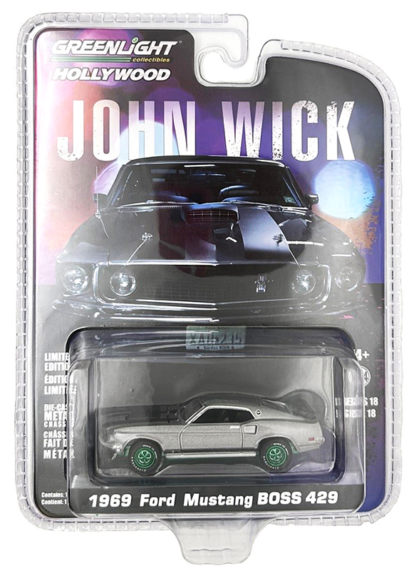 1969 Ford Mustang BOSS 429 - John Wick (2014) Movie Car- GREEN MACHINE ...