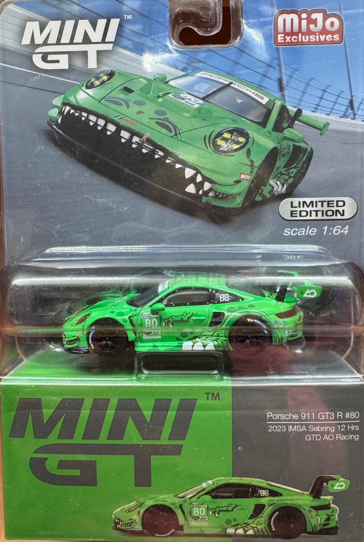 PORSCHE 911 GT R #80 - 2023 IMSA SEBRING 12 HRS GTD AO RACING BY MINI ...