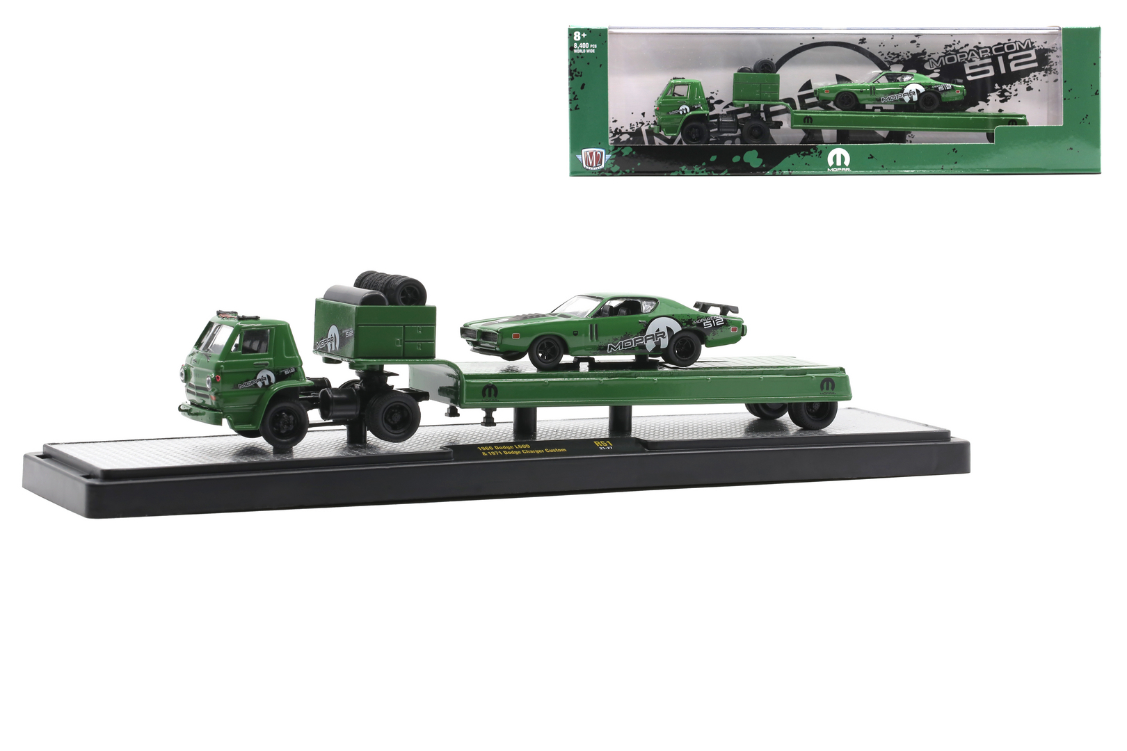 1966 DODGE L600 WITH 1971 DODGE CHARGER CUSTOM - FOREST GREEN (NO BOX ...