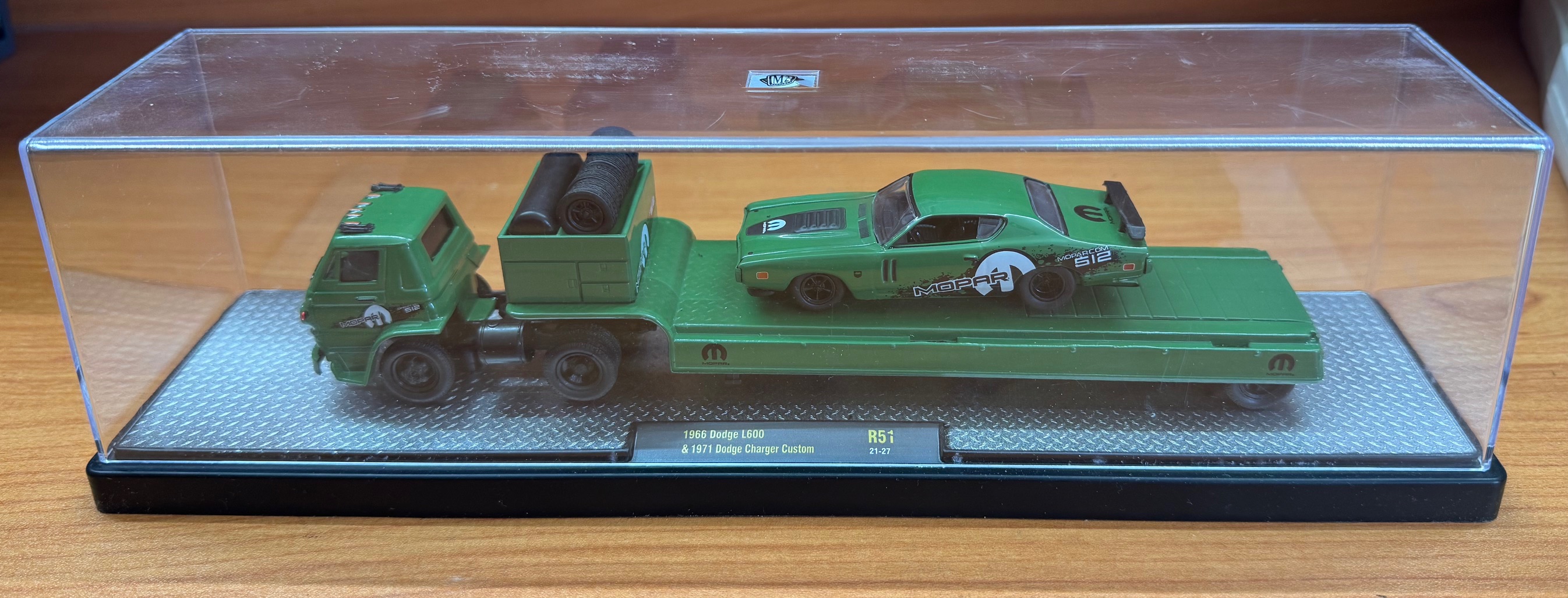 1966 DODGE L600 WITH 1971 DODGE CHARGER CUSTOM - FOREST GREEN (NO BOX ...