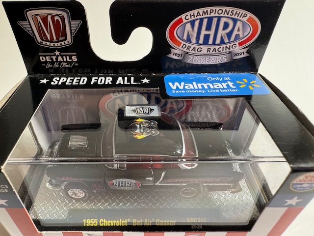 1955 CHEVROLET BEL AIR GASSER - SPEED FOR ALL BY M2 - NHRA | Diecast Depot